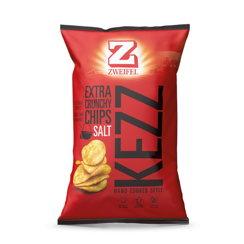 KEZZ Extra Crunchy Chips Salt - Zweifel